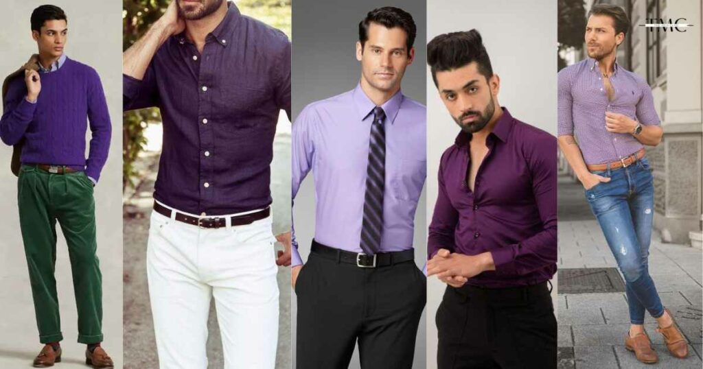 10 Purple Shirt Matching Pants Combination Ideas 2024